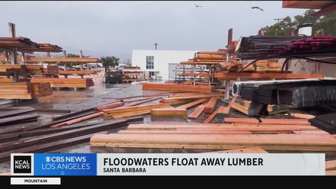 Floodwaters float away lumber | Haystack News