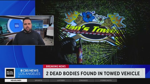 Azusa tow truck driver finds two dead bodies in impounded vehicle ...