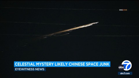Streaking lights that lit up SoCal night sky were caused by Chinese ...