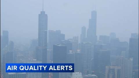 Air quality in Chicago area at unhealthy levels due to smoke from ...