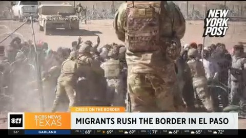 Migrants rush the border in El Paso | Haystack News