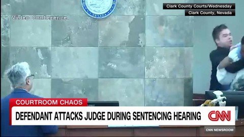 Las Vegas judge brutally attacked by man during sentencing | Haystack News