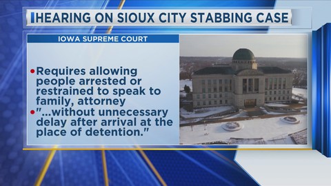Iowa Supreme Court Hearing On Sioux City Stabbing Case | Haystack News