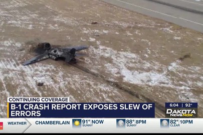 B-1 bomber crash report video | Haystack News