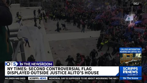 Questions over impartiality after flags seen outside Justice Alito's ...