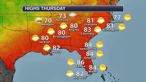 Your weather forecast: Southeast Region | Haystack News