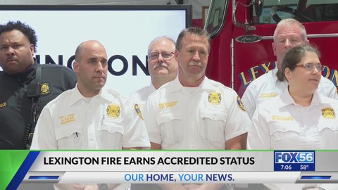 Lexington fire Department honored with new accredited status | Haystack ...