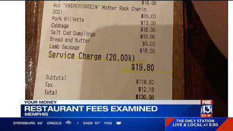 Noticed extra fees on your dinner check? One local restaurant owner ...
