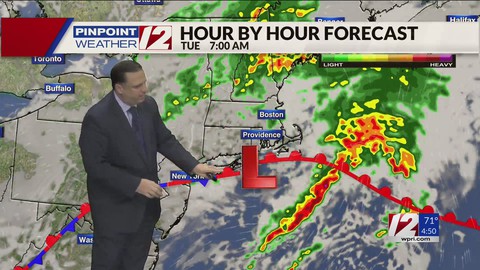 WPRI 12 Weather Forecast for 7/23/24: Showers, T'storms Today, Mainly ...