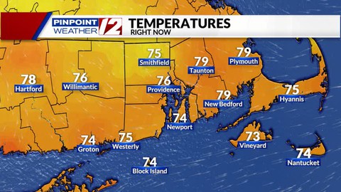 WPRI 12 Weather Now 7/21/24: Bright, Warm Today; 80s for Highs ...