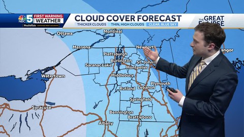 Cloud cover forecast for the total solar eclipse in Vermont & New York (4-8-24) | Haystack News