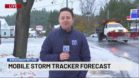 Matt Mackie with the mobile storm tracker | Haystack News
