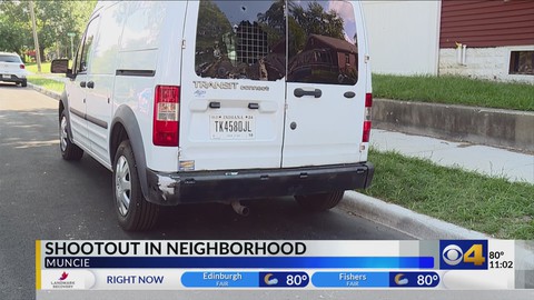 Muncie home and van riddled with bullets after shootout in the street ...