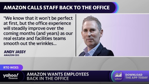 Amazon CEO Andy Jassy calls employees back to the office in company ...